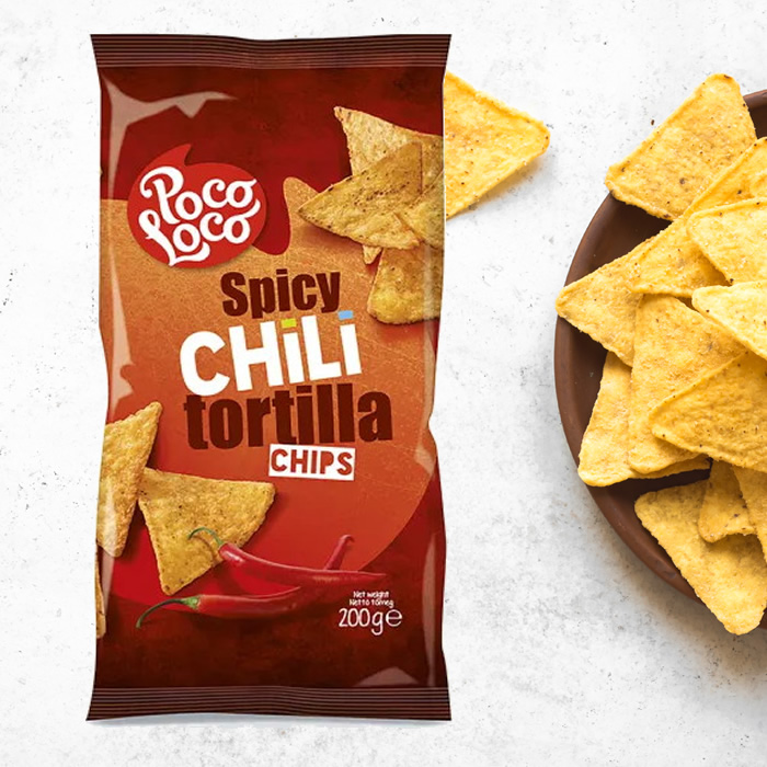 比利時Poco Loco｜辣椒風味玉米片/200g | HUG網路超市